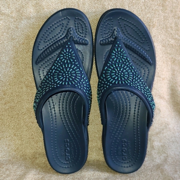 CROCS | Shoes | Crocs Monterey Diamante Size 8 Womens | Poshmark